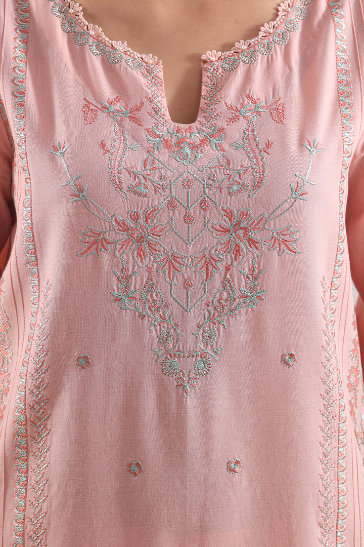 Unstitched Solid Embroidered Cambric 3 Piece – SAYA