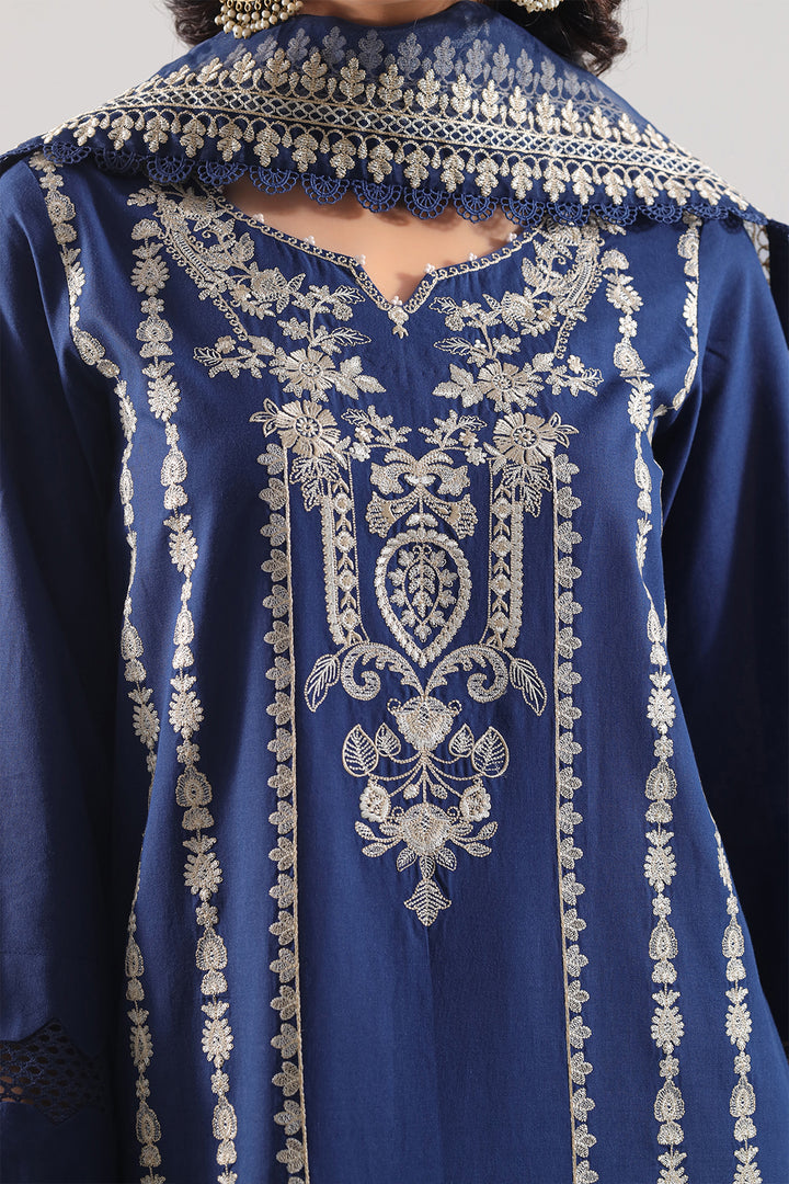 Unstitched Solid Embroidered Cambric 3 Piece – SAYA