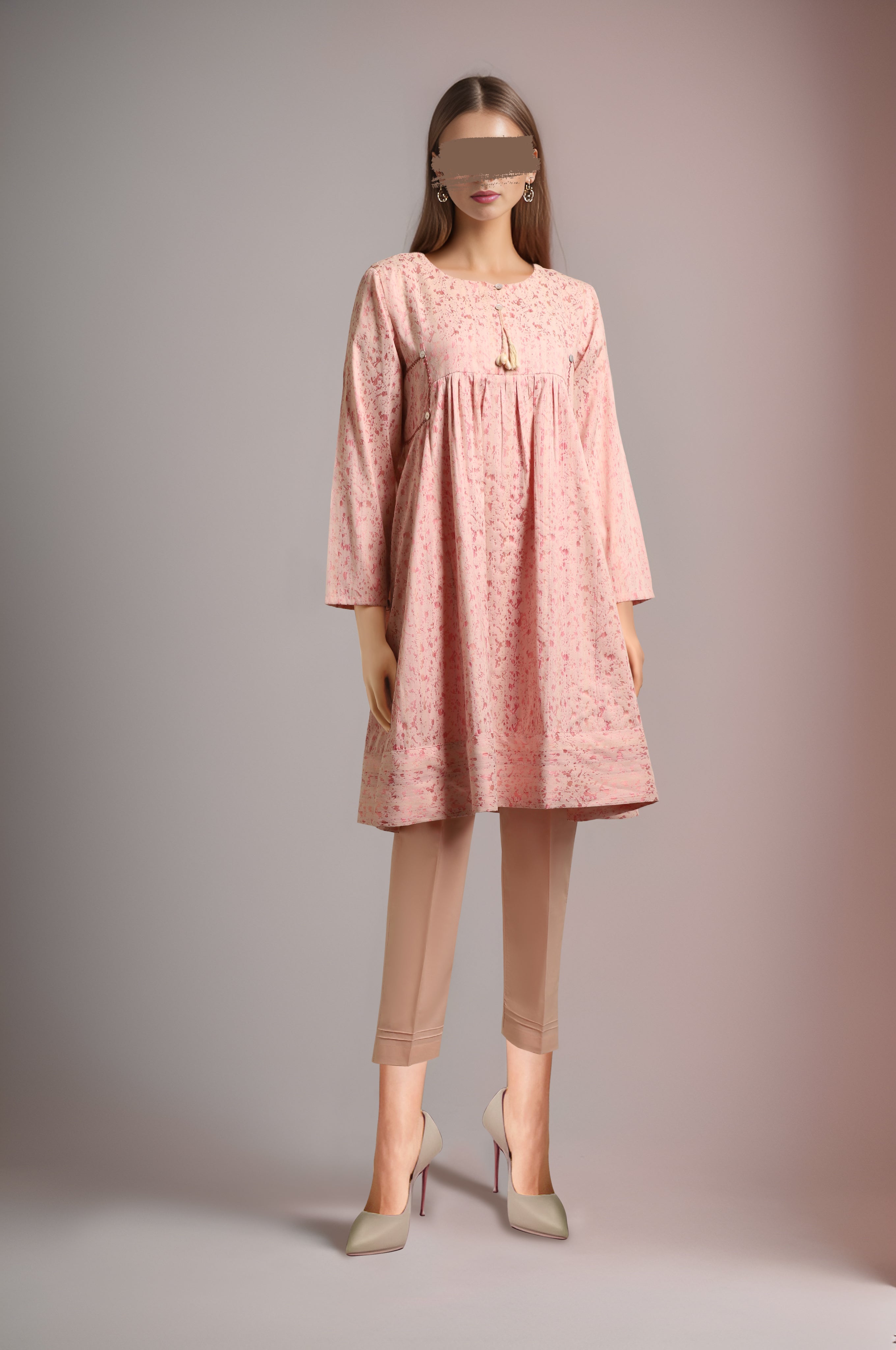 Cotton Jacquard Stitched 2 Piece (Shirt/Trouser) – Saya