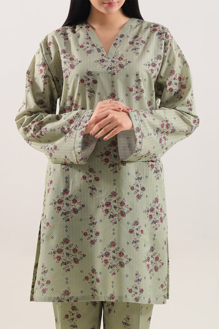 Stitched Lawn Suit – Printed (2PC Or Shirt) – SAYA