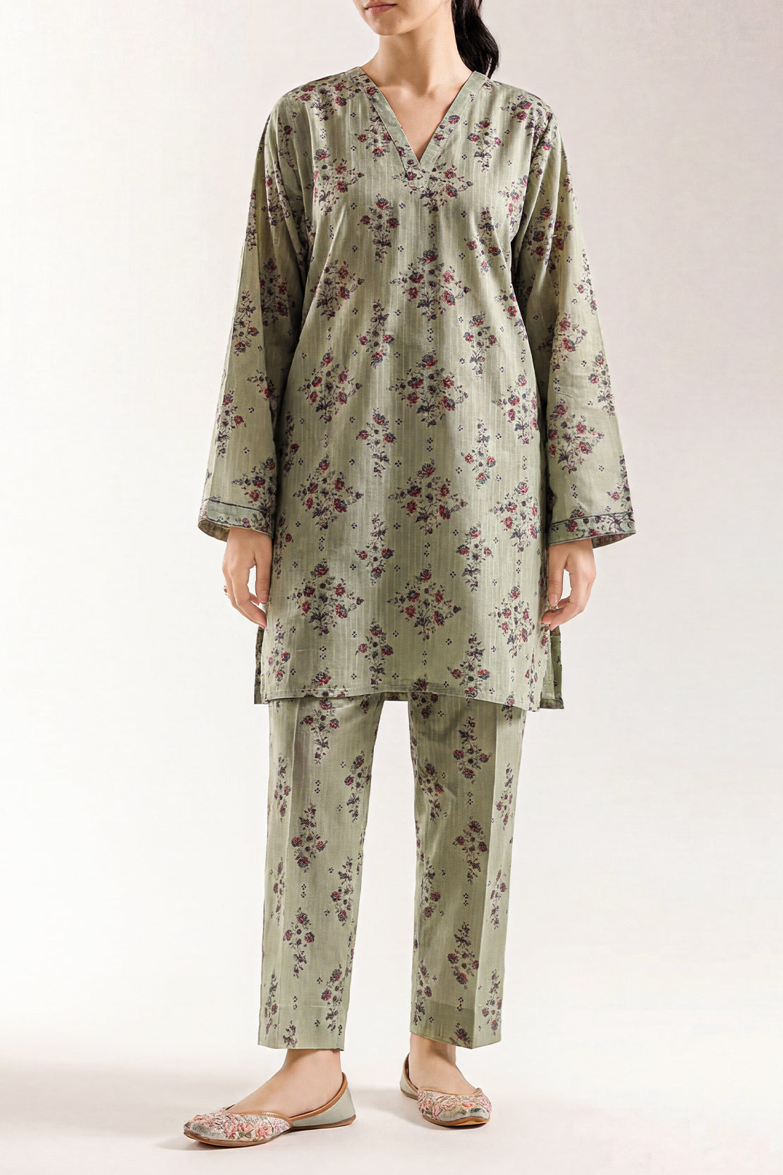 Stitched Lawn Suit – Printed (2PC Or Shirt) – SAYA