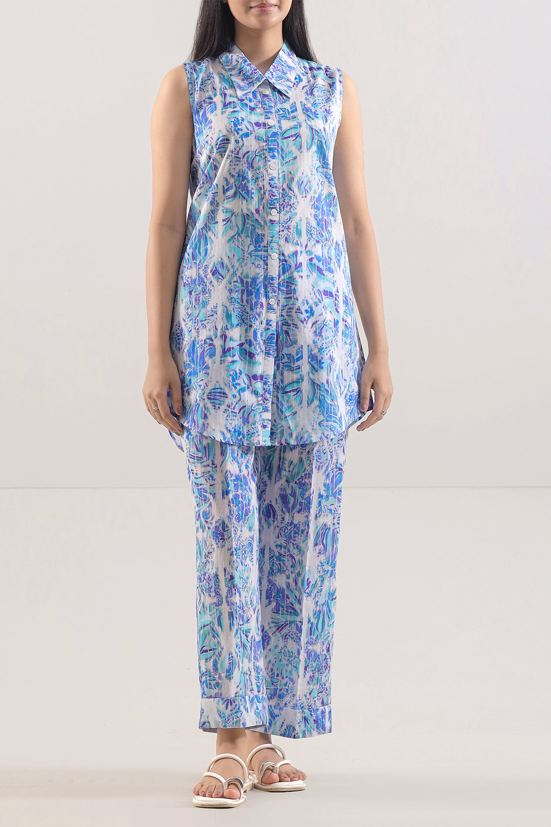 Printed Lawn Stitched 2 Piece (Shirt/Trouser) – SAYA