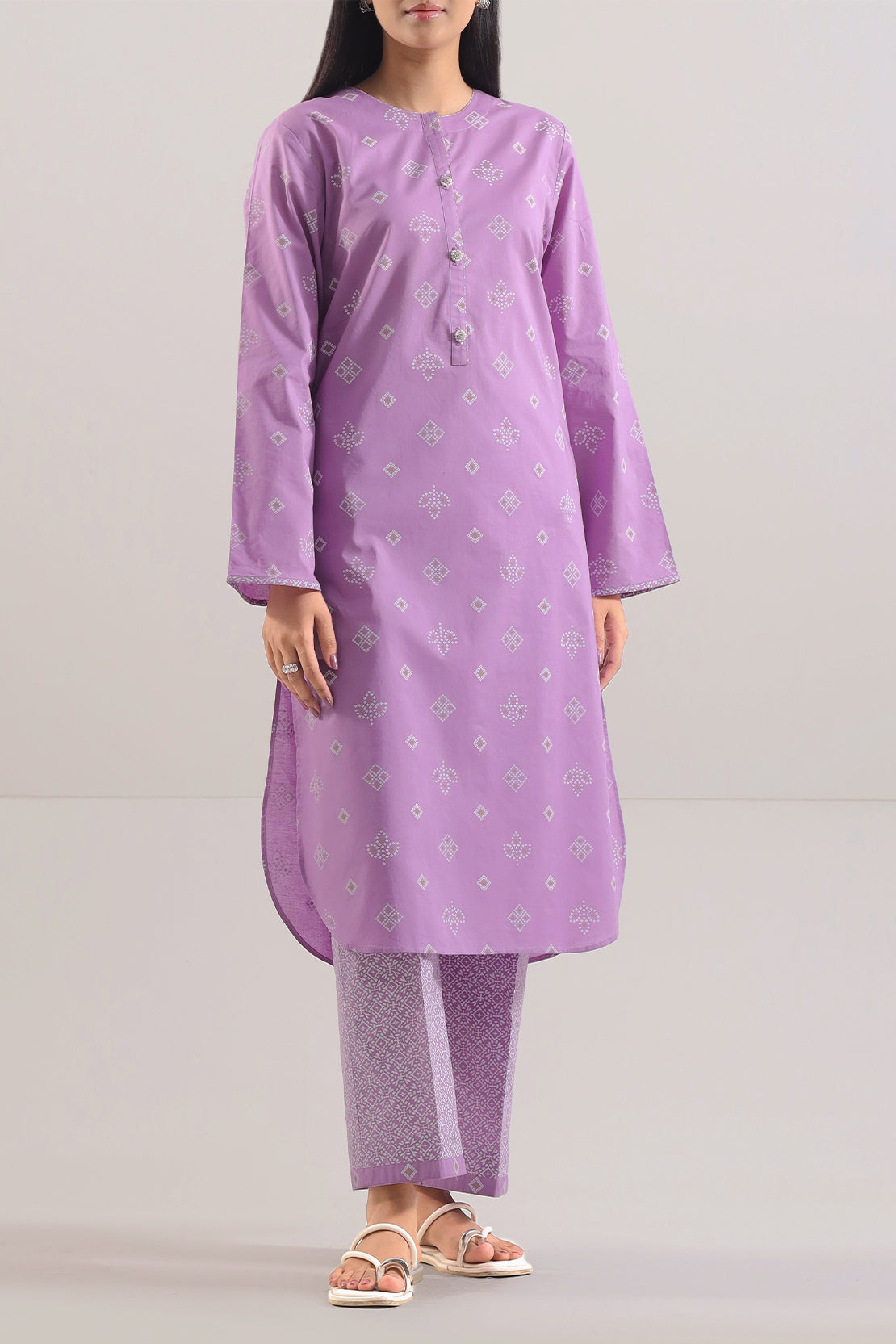 Printed Lawn Stitched 2 Piece (Shirt/Trouser) – SAYA