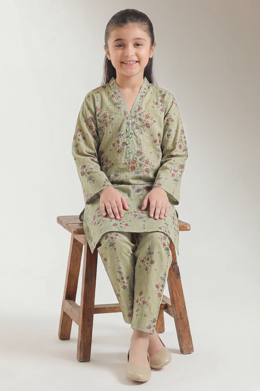 Stitched Lawn Suit – Printed (2PC Or Shirt) For Kids – SAYA