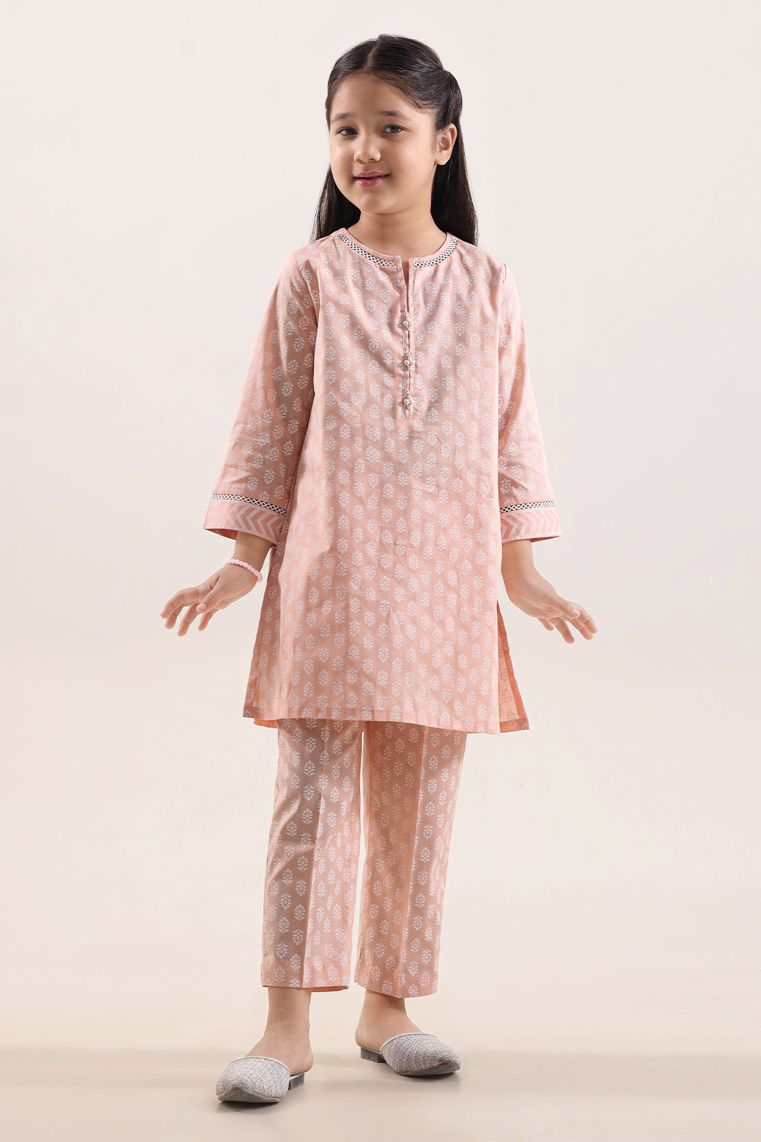 Printed Lawn Stitched 2 Piece (Shirt/Trouser) For Kids – SAYA